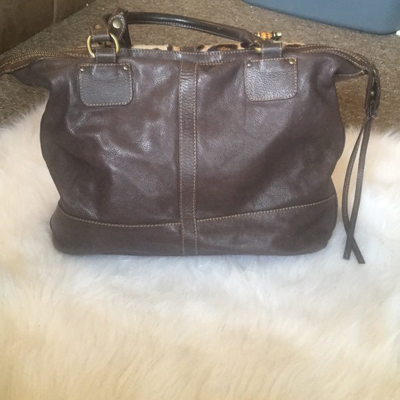 Claudia Firenze | Bags | Claudia Firenze Leather Cheetah Print Shoulder ...